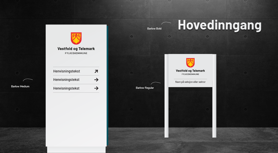 Skilt-ny - Telemark fylkeskommune