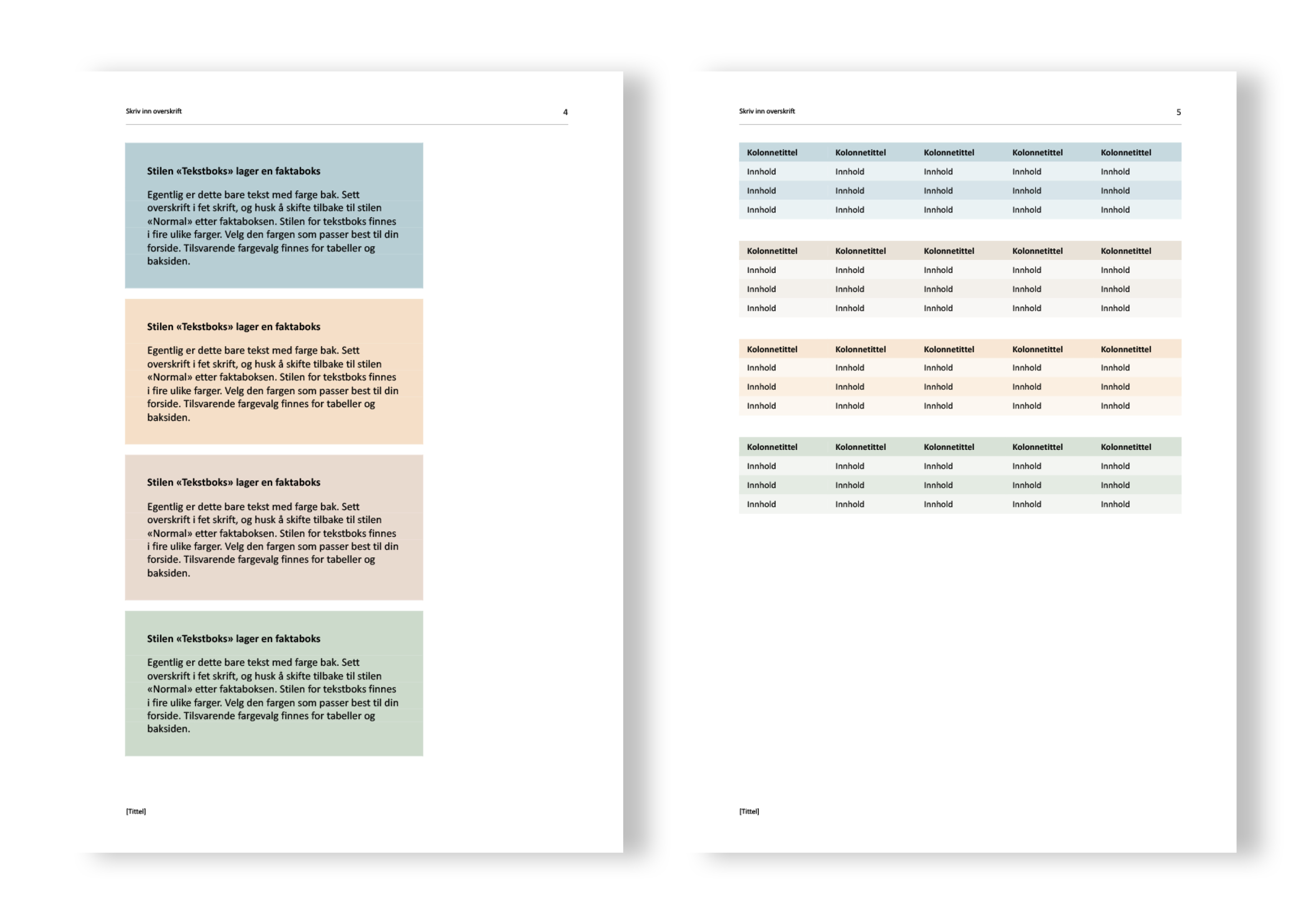 Word enkel mal, rapportmal og referat - Telemark fylkeskommune